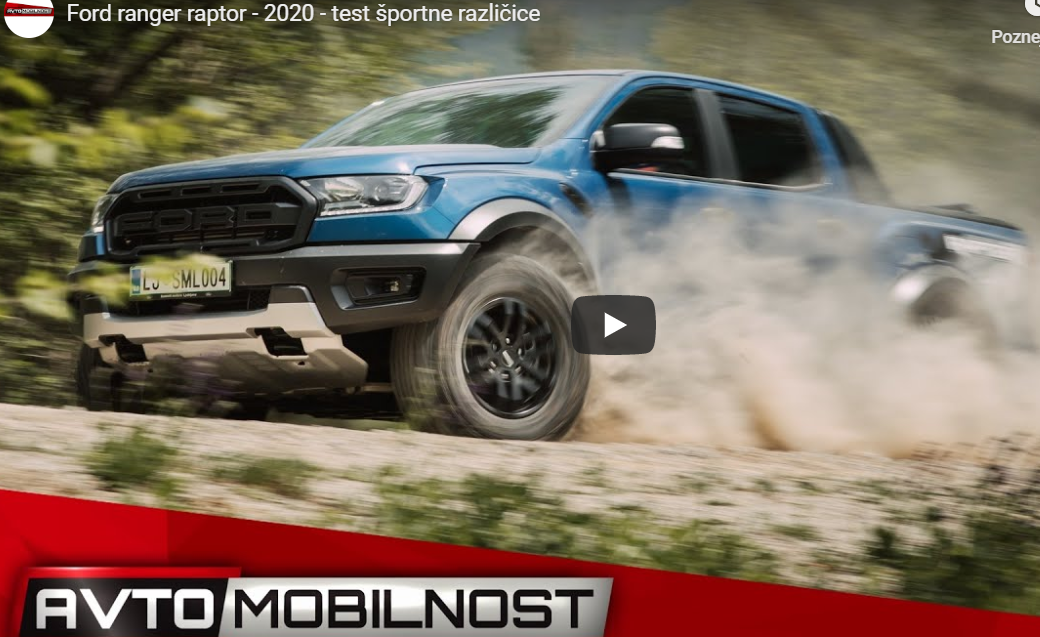 Ford Magazine - Ford Ranger Raptor - test v oddaji Avtomobilnost - Ford ...